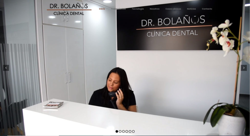 Nueva web para Clínica Dr. Bolaños - Apunts Informática
